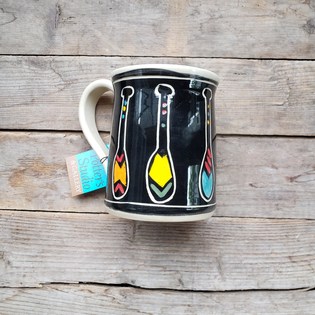 Mug Woodland - Paddle Regular – The Potter's Studio & Gallery
