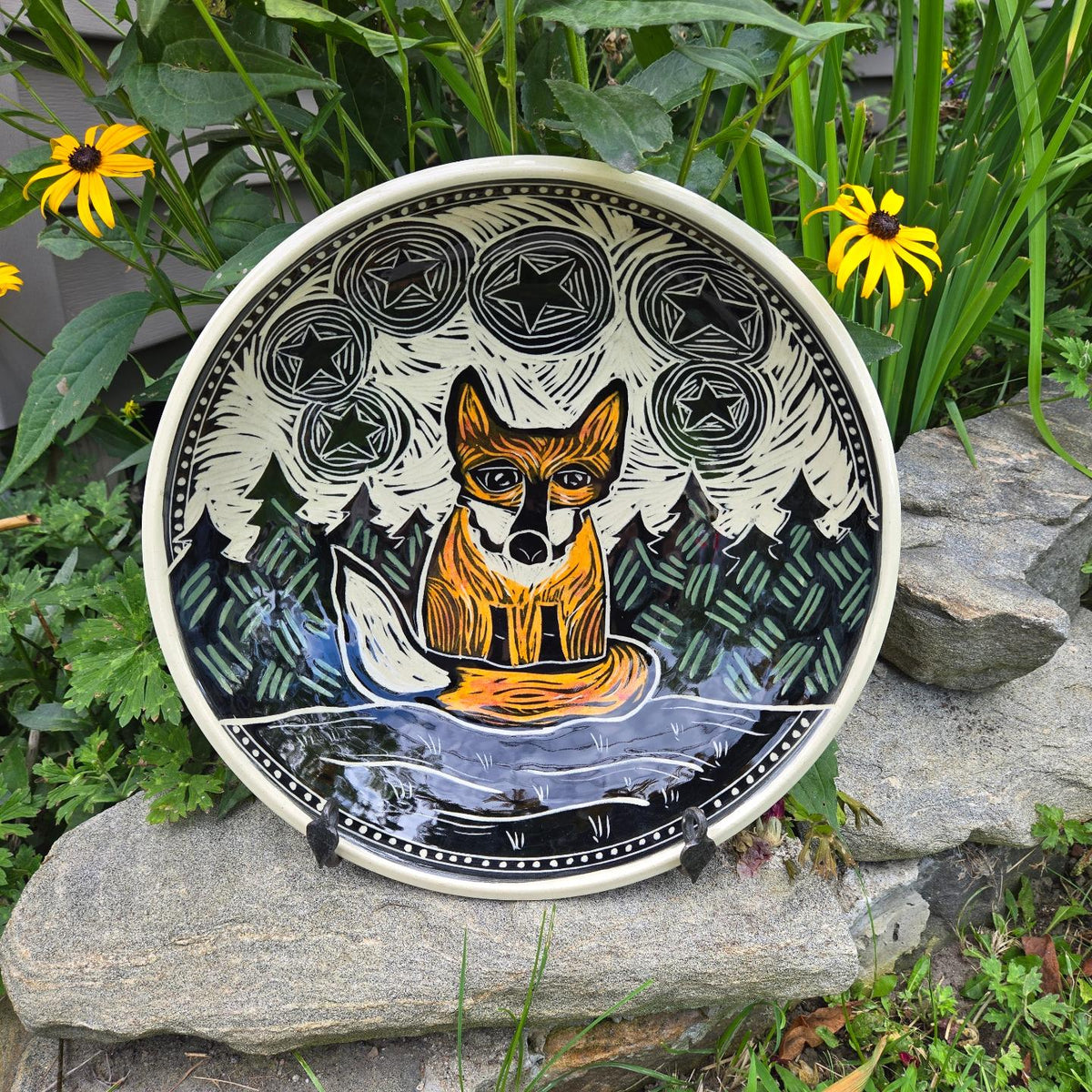 Large Serving Bowl, Fox – The Potter's Studio & Gallery